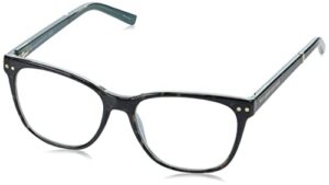 kate spade new york women’s kate spade female optical style joyanne rectangular reading glasses, havana blue/demo lens, 52mm, 16mm + 2