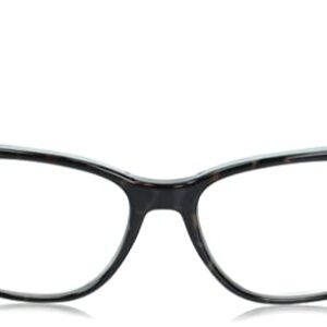 Kate Spade New York Women's Kate Spade Female Optical Style Joyanne Rectangular Reading Glasses, Havana Blue/Demo Lens, 52mm, 16mm + 2