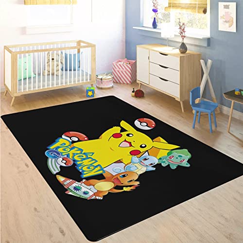 Cute Area Rugs,Large Carpet Non-Slip Washable Floor Rug, Stain Resistant Living Room Bedroom Area Rug,for Living Room Bedroom Backyard Dorm Home Decor 3ftX5ft