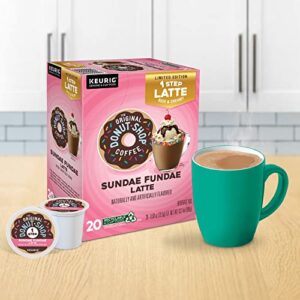 The Original Donut Shop Sundae Fundae One Step Latte, Keurig Single Serve K-Cup Pods, 20 Count