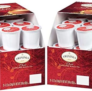 Twinings Chai Tea Keurig K-Cups, 24 Count (Pack of 2)