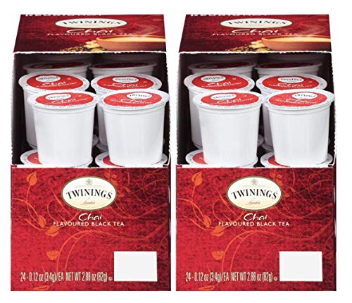 Twinings Chai Tea Keurig K-Cups, 24 Count (Pack of 2)