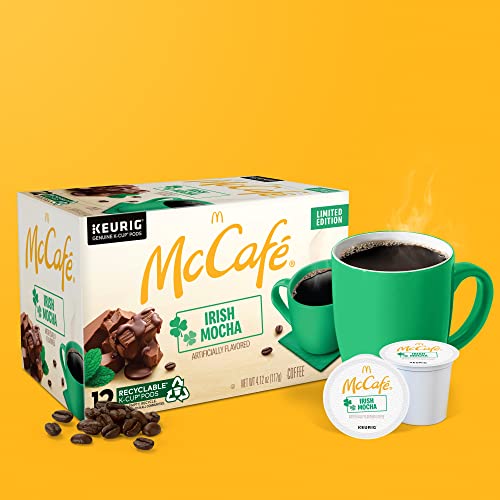 McCafe Irish Mocha, Keurig Single Serve K-Cup Pods, Flavored Coffee, 72 Count