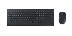 microsoft wireless desktop 900 – black. wireless keyboard and mouse combo. right/left hand use mouse. usb connectivity