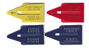 christian last line bookmark – christian theme – 4 piece