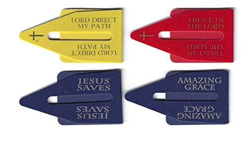 Christian Last Line Bookmark - Christian Theme - 4 Piece