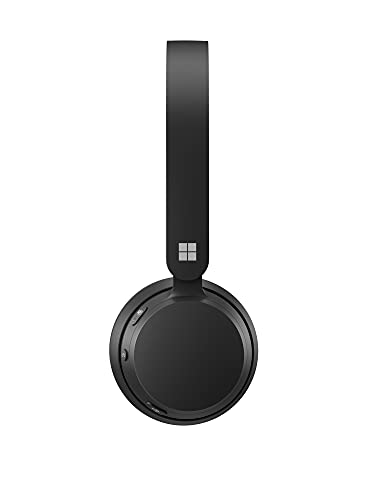 Microsoft Modern - Wireless Headset,Comfortable Stereo Headphones with Noise-Cancelling Microphone, USB-A dongle, On-Ear Controls, PC/Mac - Certified for Microsoft Teams