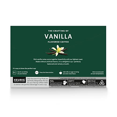 Starbucks Flavored K-Cup Coffee Pods — Vanilla for Keurig Brewers — 1 box (10 pods)