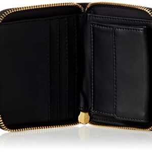 GUESS womens Laurel Small Zip Around Wallet, Black, one size US