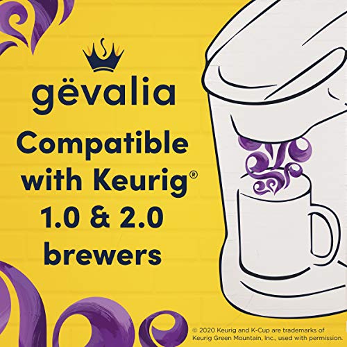 Gevalia Frothy 2-Step Mocha Latte Espresso Keurig K-Cup® Coffee Pods & Froth Packets Kit (6 ct Box)