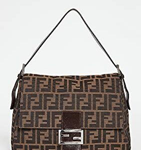 FENDI Women's Pre-Loved Zucca Mamma Forever, Brown, One Size