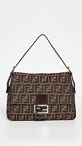 FENDI Women's Pre-Loved Zucca Mamma Forever, Brown, One Size