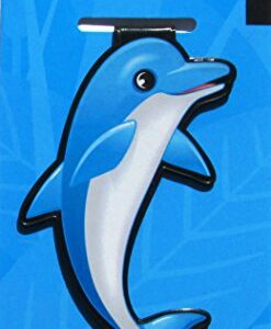 Dolphin Bookmarks (Clip-over-the-page) Set of 2 - Assorted colors