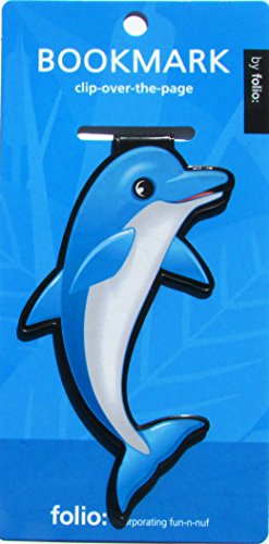 Dolphin Bookmarks (Clip-over-the-page) Set of 2 - Assorted colors