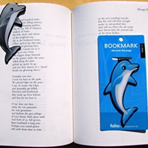 Dolphin Bookmarks (Clip-over-the-page) Set of 2 - Assorted colors