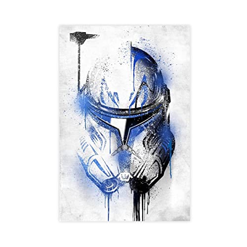 cingk Captain Rex Graffitti Helmets Poster Canvas Poster Bedroom Decor Sports Landscape Office Room Decor Gift Style 12x18inch(30x45cm)