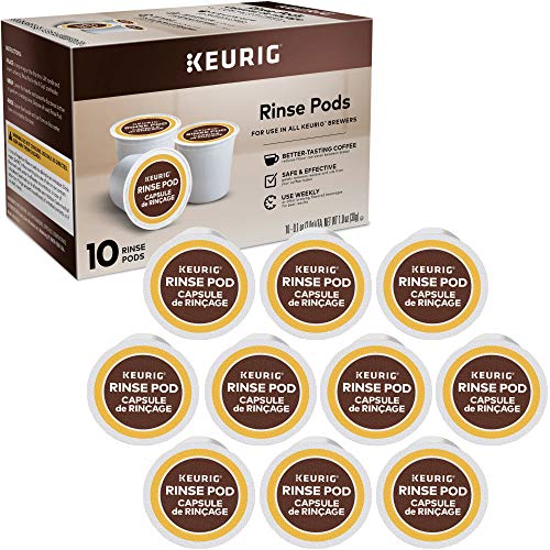 Keurig Descaling and Maintenance Kit by AMC - Includes 14 Ounce Descaling Solution, 10 Keurig Rinse Pods & 2 Replacement Water Filters