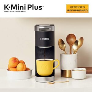 Keurig K-Mini Plus Coffee Maker, Certified Refurbished, Black (Renewed)