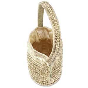 Aheli Potli Bags for Women Evening Bag Clutch Ethnic Bride Purse with Drawstring(P50G)