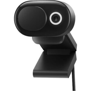 microsoft modern webcam with built-in noise cancelling microphone, integrated privacy shutter, video with hdr, auto-focus, light correction, usb connectivity, certified for teams/zoom