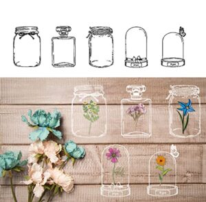 handmade diy transparent dried flower bookmarks, dried flower bookmarks craft, flower bookmark maker, glassware stickers, herbarium bookmarks transparent floral page, 20pcs