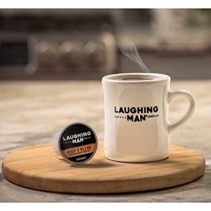 Laughing Man Hugh's Blend, Single-Serve Keurig K-Cup Pods, Medium Roast Coffee, 60 Count, 10 Count (Pack of 6)