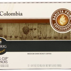 Barista Prima Coffeehouse Coffee, Keurig K-Cups, Colombia, 72 Count