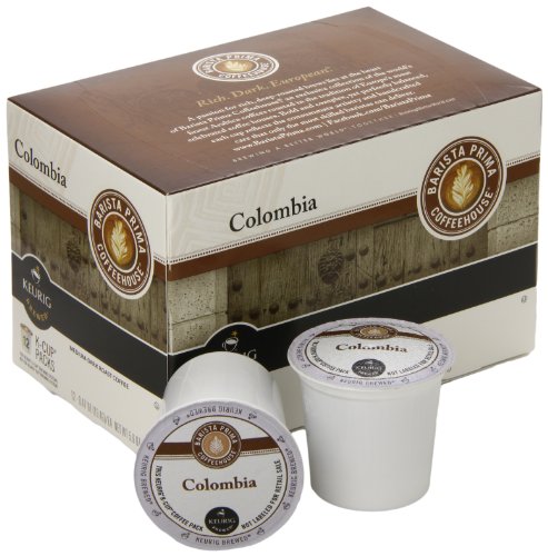 Barista Prima Coffeehouse Coffee, Keurig K-Cups, Colombia, 72 Count