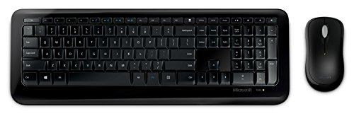 Microsoft Wireless Desktop 850 with AES ) - Black. Wireless Keyboard and Mouse Combo. Snap-In USB Transciever. Right/Left Hand Use Mouse