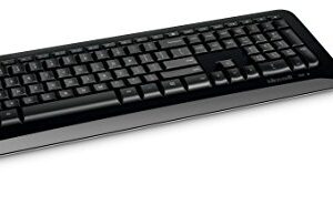 Microsoft Wireless Desktop 850 with AES ) - Black. Wireless Keyboard and Mouse Combo. Snap-In USB Transciever. Right/Left Hand Use Mouse