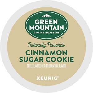 Green Mountain Coffee Roasters Cinnamon Sugar Cookie, Single-Serve Keurig K-Cup Pods, Flavored Light Roast Coffee, 24 Count (Pack of 4)