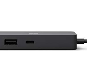 Microsoft USB-C Travel Hub - Multiport Adapter with VGA, USB, Ethernet, HDMI Ports. Compatible with USB-C Laptops/PCs