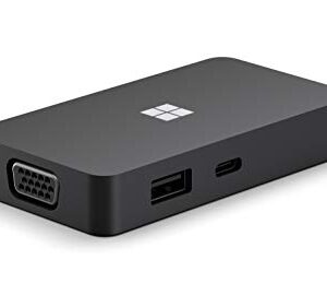 Microsoft USB-C Travel Hub - Multiport Adapter with VGA, USB, Ethernet, HDMI Ports. Compatible with USB-C Laptops/PCs