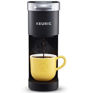 Keurig K-Mini Coffee Maker, Single Serve K-Cup Pod Coffee Brewer, 6 to 12 oz. Brew Sizes, Black & K-Mini Coffee Maker, Single Serve K-Cup Pod Coffee Brewer, 6 to 12 oz. Brew Sizes, Black