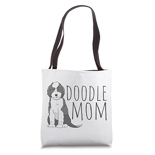 Dog Doodle Mom Sheepadoodle Tote Bag