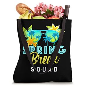 Spring Break Squad Retro Holiday Vacation Sun Design Outfit Tote Bag