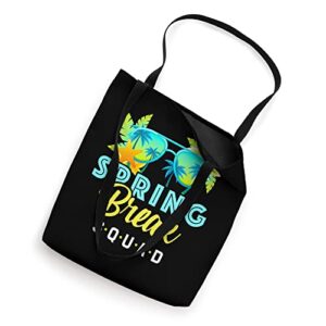 Spring Break Squad Retro Holiday Vacation Sun Design Outfit Tote Bag