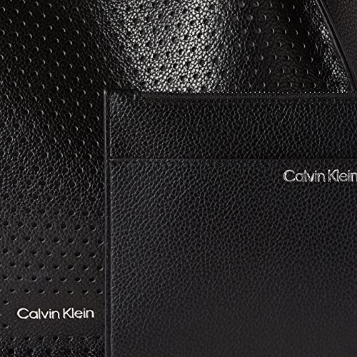 Calvin Klein Estelle Novelty Satchel, Black