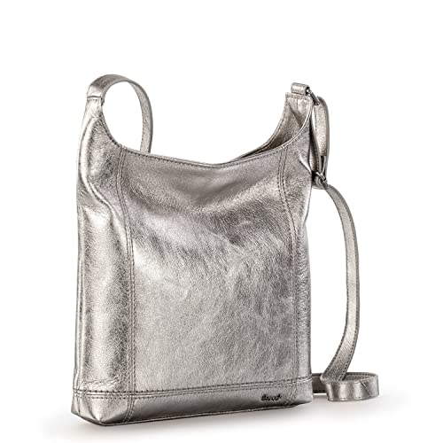 The Sak womens De Young Leather Crossbody, Pyrite, One Size US