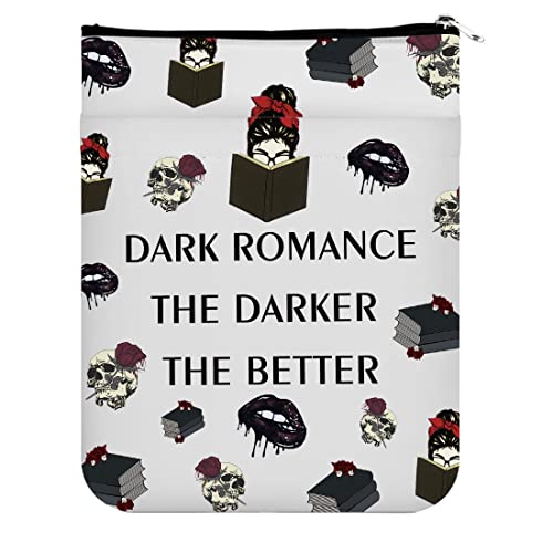 MAOFAED Dark Romance Reader Gift Smut Reader Gift Dark Romance The Darker The Better Book Sleeve Book Lover Gift (Dark Romance)