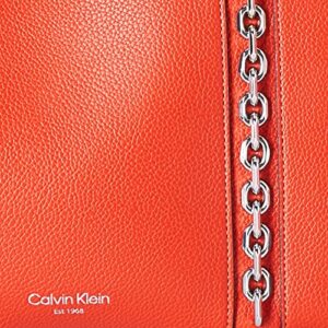 Calvin Klein Adeline Triple Compartment Tote, Spicy Orange