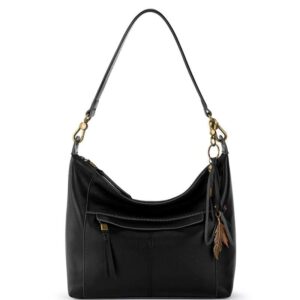 The Sak womens Alameda Hobo Bag In Leather, Black, One Size US