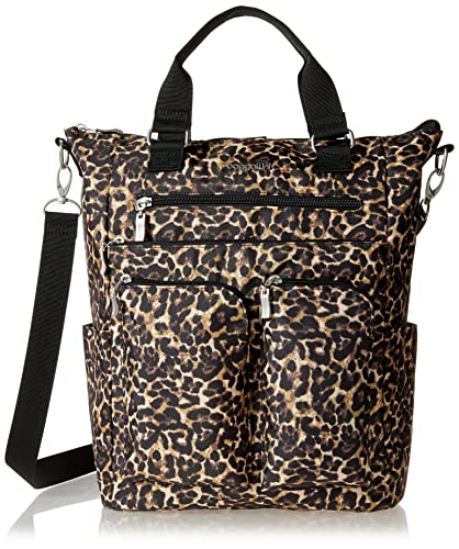 Baggallini Womens Tote All Set 3-in-1 Backpack, Wild Cheetah, One Size US