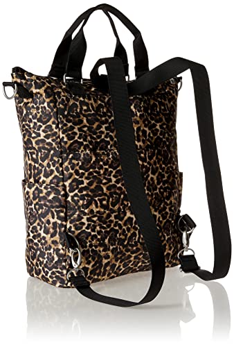 Baggallini Womens Tote All Set 3-in-1 Backpack, Wild Cheetah, One Size US