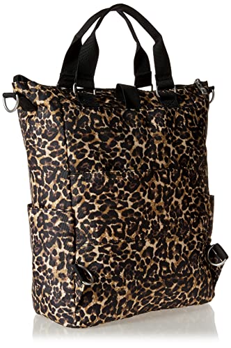 Baggallini Womens Tote All Set 3-in-1 Backpack, Wild Cheetah, One Size US