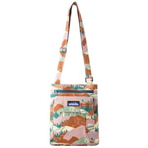 kavu keeper semi padded sling canvas crossbody bag-remote landscape