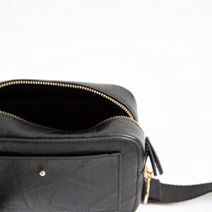 Funky Monkey Fashion Crossbody Camera Style Fashion Bag - Interchangable Strap - Black