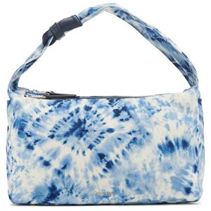 calvin klein gracie triple entry hobo, serenity blue multi