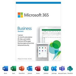 Microsoft 365 Business Standard 1 Year Subscription for 1 User