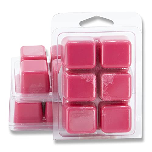 Rose Scented Premium Lone Star Candles & More's Hand Poured Soy Wax Melts, The Authentic Scent of Fresh Cut Roses, 18 Strongly Scented Wax Cubes, USA Made in Texas 3-Pack